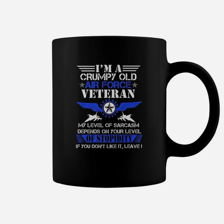 I Am A Grumpy Old Air Force Veteran Coffee Mug | Seseable