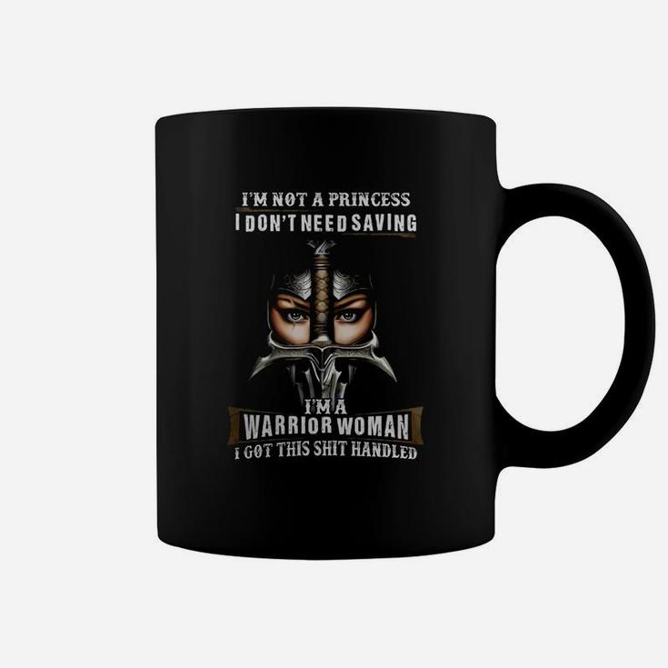 I Am A Warrior Woman Coffee Mug - Seseable