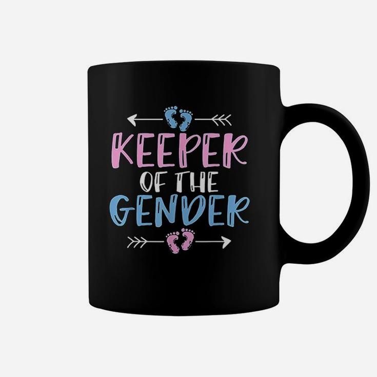 Keeper Of The Gender -cute Gender Reveal Baby Coffee Mug - Seseable