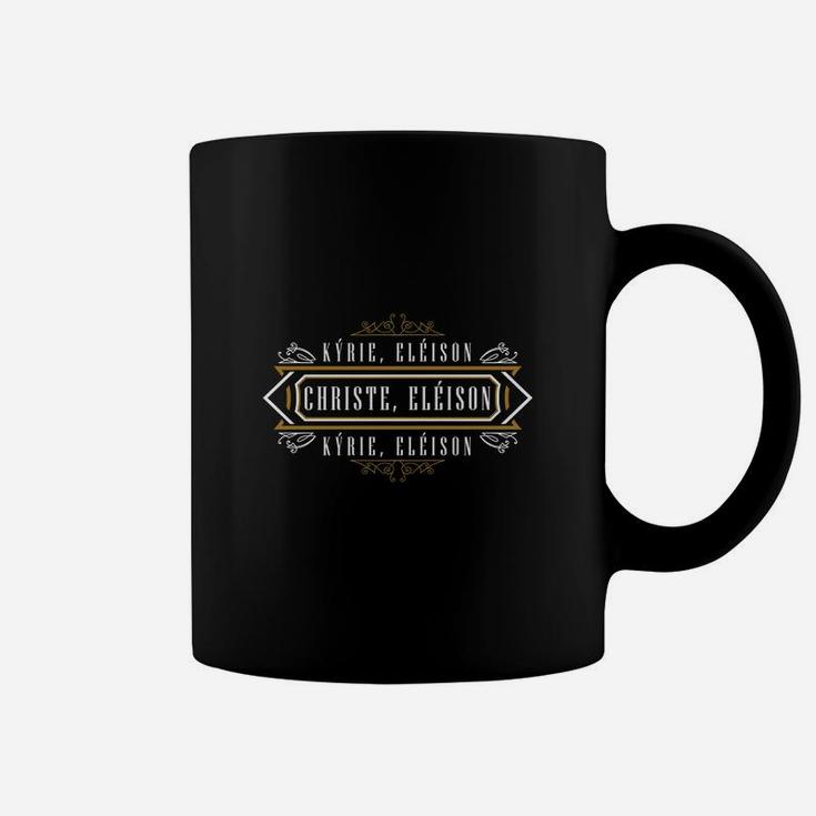 Kyrie Eleison Lord Christe Mercy Traditional Latin Mass Coffee Mug ...