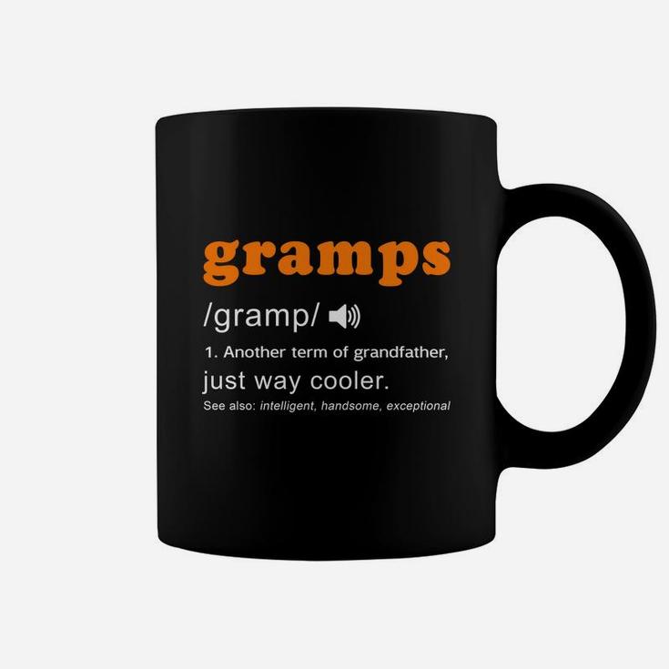 Mens Gramps Funny Definition Grandfather Coffee Mug - Seseable