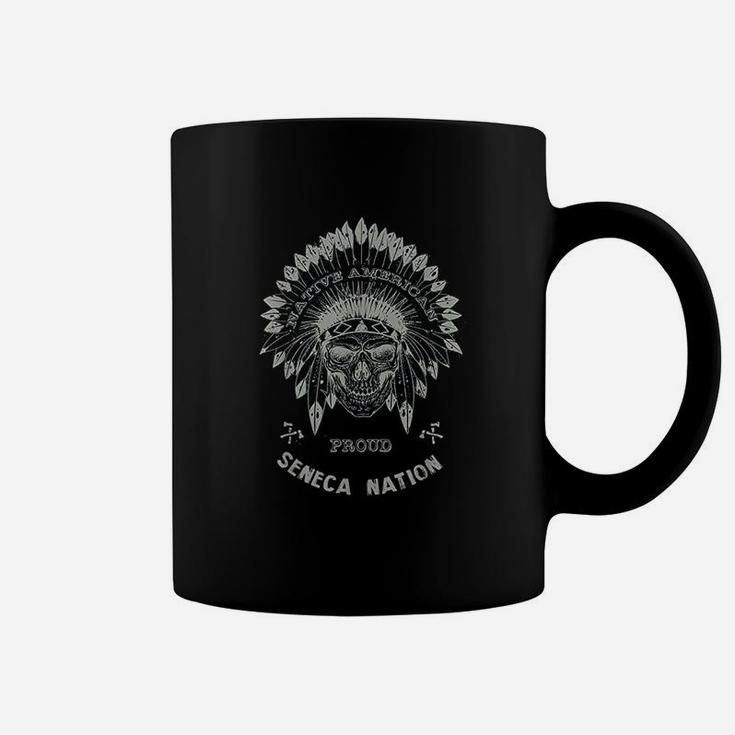 Nation Native American Indian Respect Skull Coffee Mug | Seseable