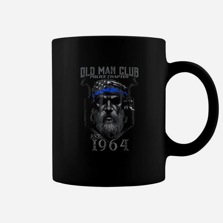 Old Man Club Police Chapter Established 1964 Coffee Mug - Seseable