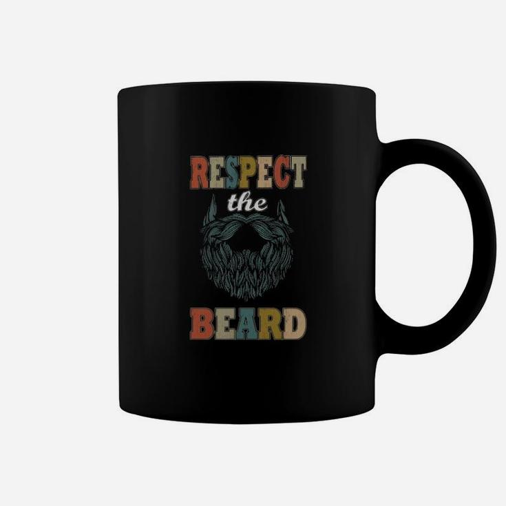 Respct The Beard Vintage Coffee Mug - Seseable