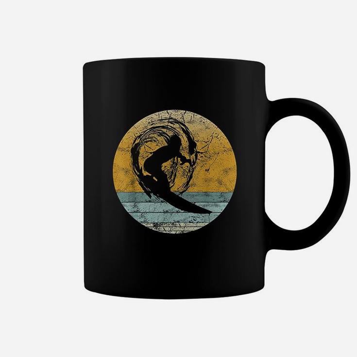 Retro Surf Vintage Style Sport Surfing Gift Coffee Mug | Seseable