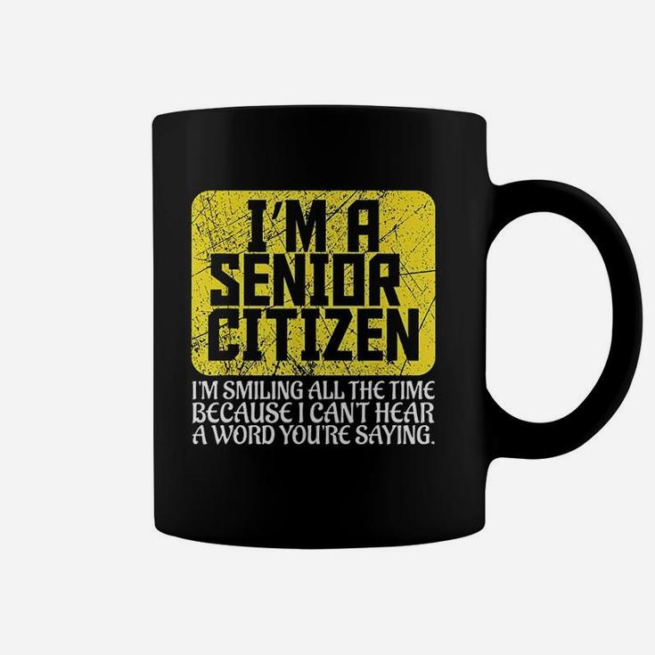 Senior Citizen Old People Hard Of Hearing Elderly Gift Coffee Mug ...