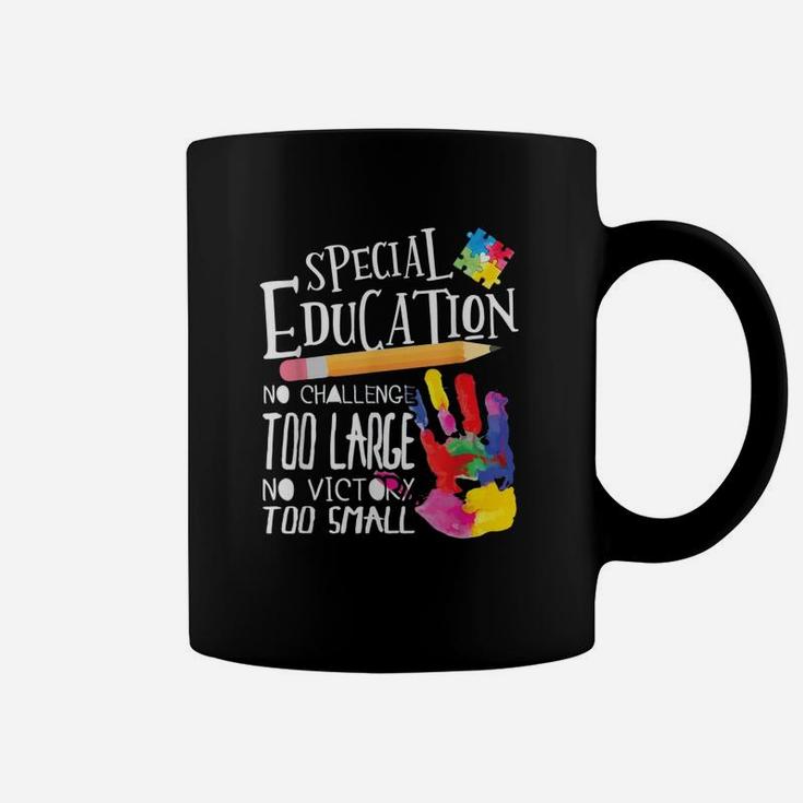 Sped Special Education No Victory Too Small Coffee Mug - Seseable