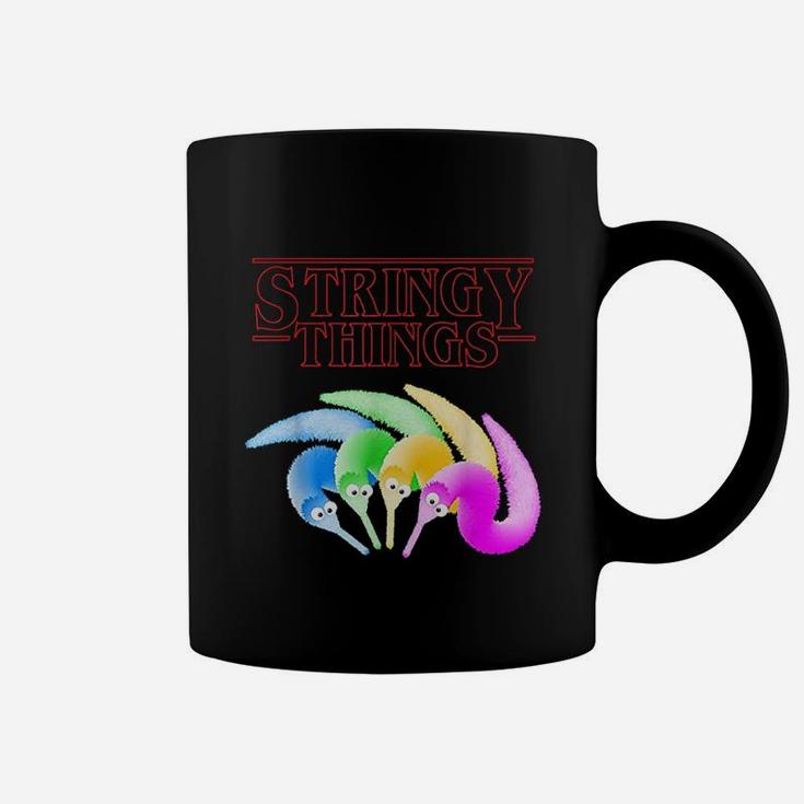 Stringy Things Fuzzy Magic Worm On A String Meme Coffee Mug Seseable