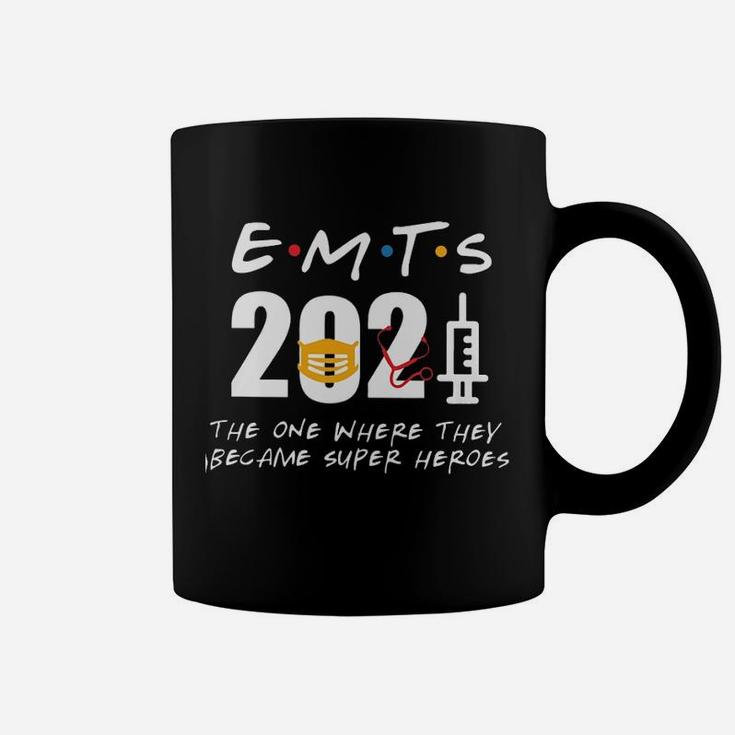 The One Where They Became Super Heroes Emt Coffee Mug | Seseable