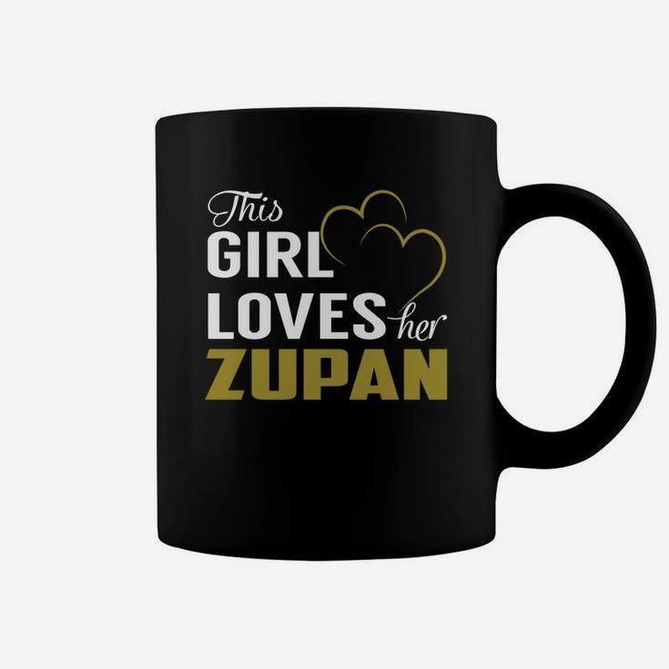 This Girl Loves Her Zupan Name Shirts Coffee Mug | Seseable