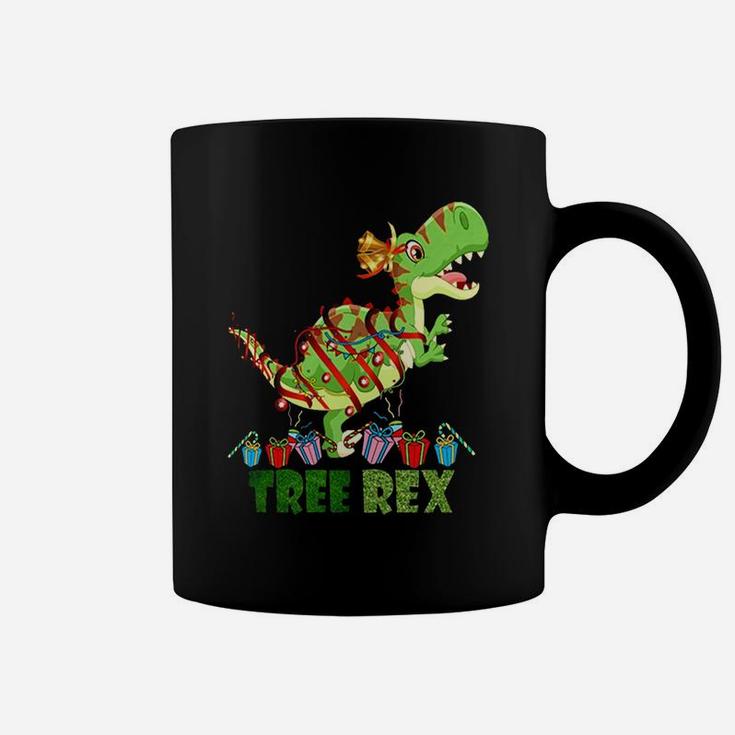 Tree Rex Christmas T Rex Dinosaur Tshirt Coffee Mug | Seseable