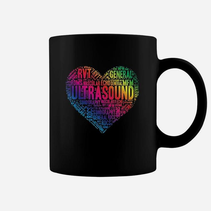 Ultrasound Tech Sonographer Radiology Sonography Heart Coffee Mug ...