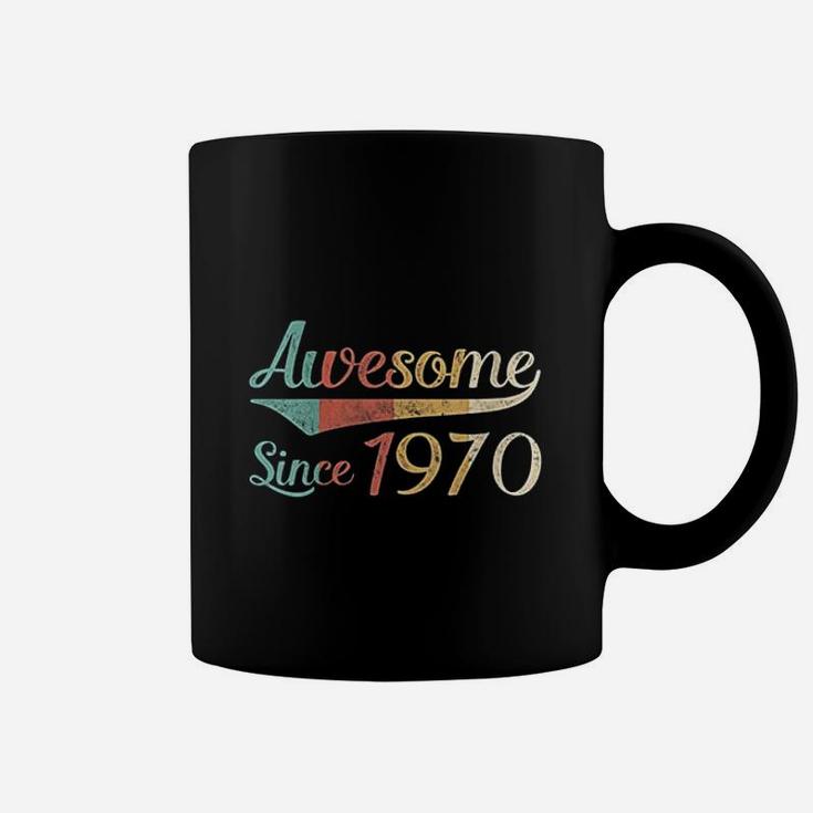 Vintage Awesome Since 1970 Ladies 51st Birthday Gift Coffee Mug | Seseable