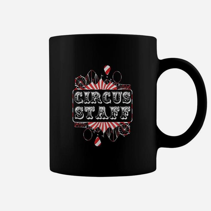 Vintage Circus Themed Birthday Party Event Staff Coffee Mug - Seseable
