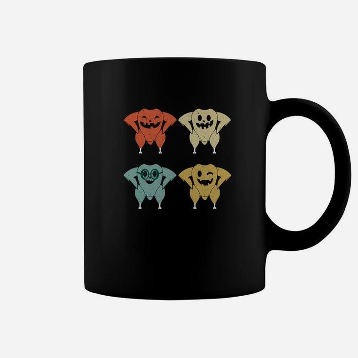 Vintage Turkey Funny Turkey Thanksgiving Gif Coffee Mug - Seseable