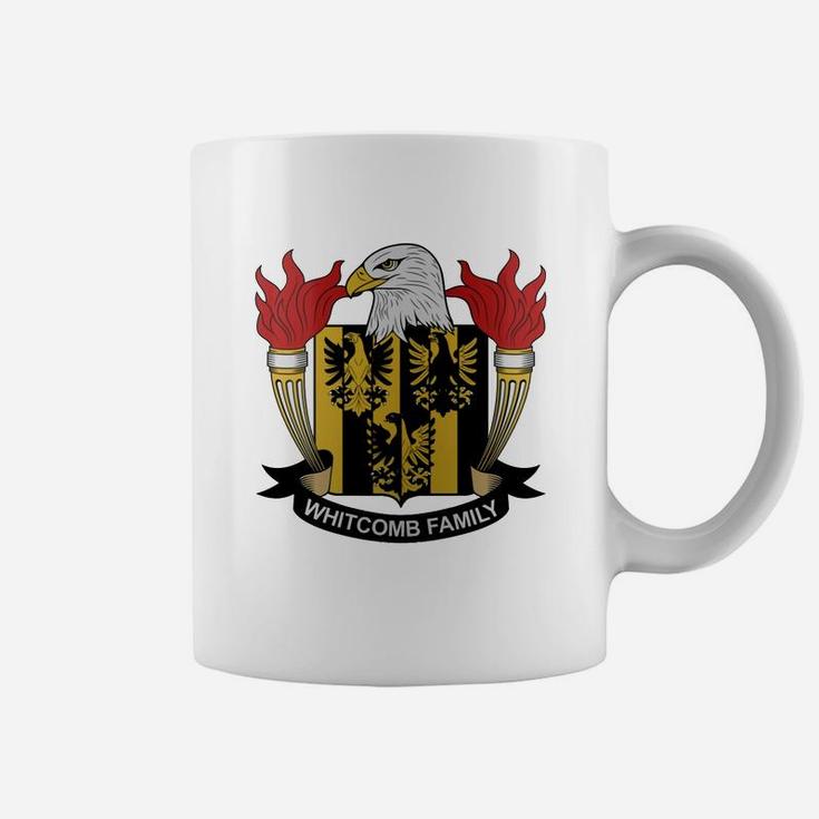 Whitcomb Coat Of Arms American Family Crests Coffee Mug | Seseable