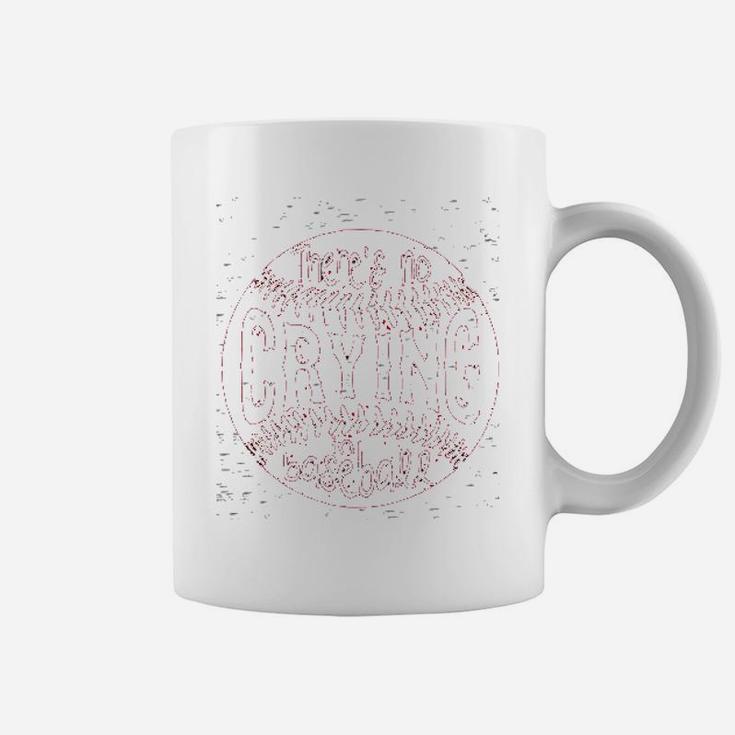 Baseball Mom There Is No Crying In Baseball Coffee Mug - Seseable
