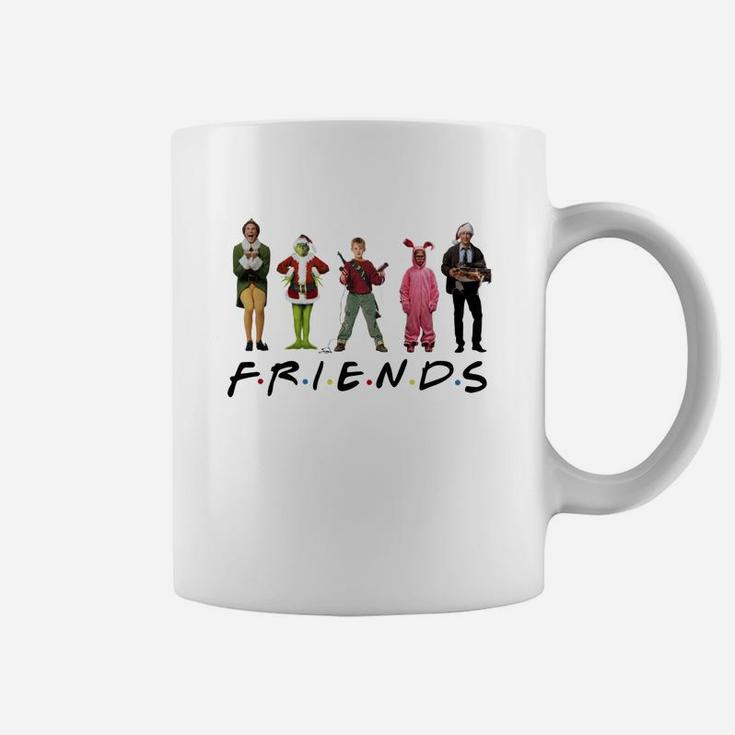 Christmas Characters Elf Grinch Kevin Friends Shirt Coffee Mug - Seseable