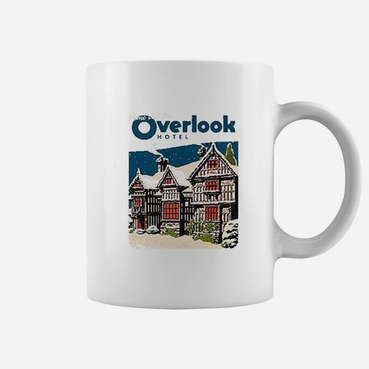 Come Visit The Overlook Hotel Vintage Travel Coffee Mug | Seseable UK