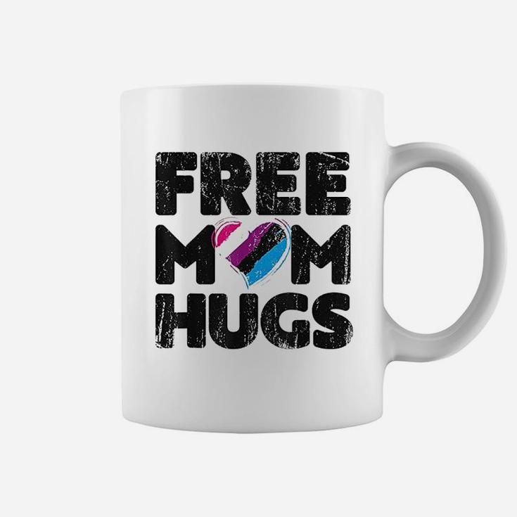Free Mom Hugs Free Mom Hugs Genderfluid Pride Lgbtqia Coffee Mug | Seseable