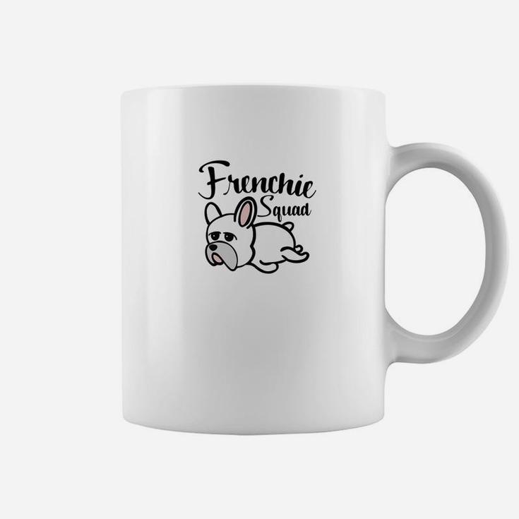 Frenchie Squad Graphic French Bulldog Love Coffee Mug - Seseable