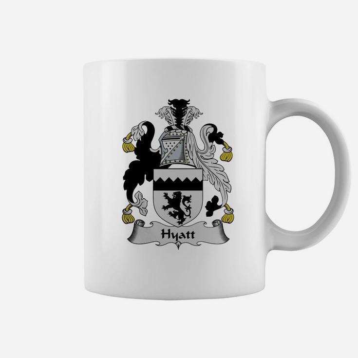 Hyatt Family Crest British Family Crests Coffee Mug - Seseable