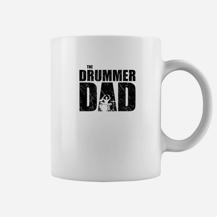 Mens The Drummer Dad Fathers Day Gift For Drum Lovers Premium Coffee ...