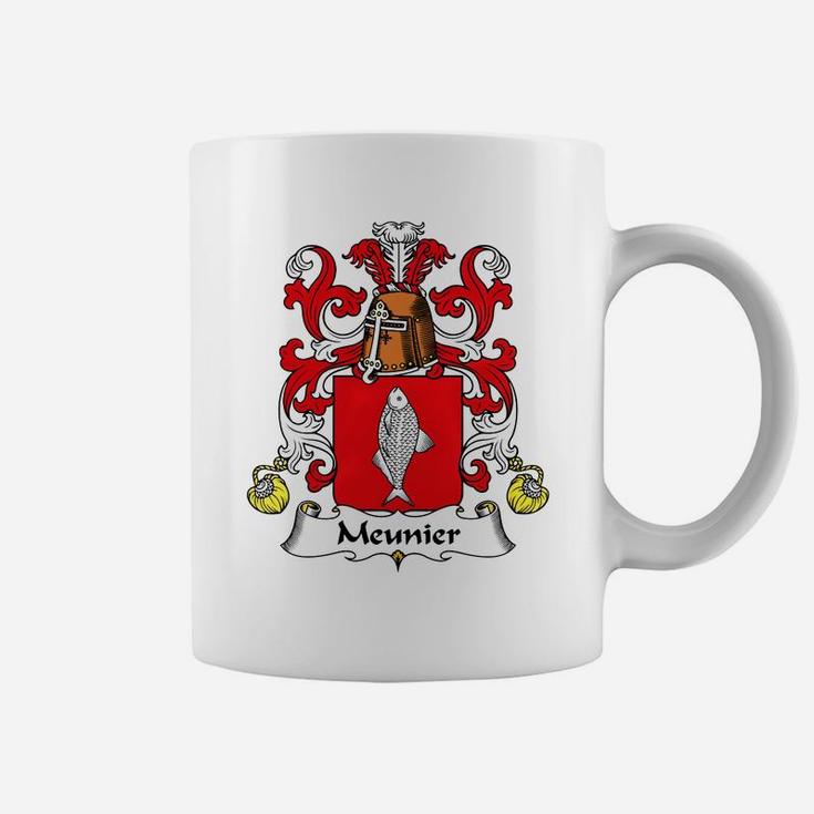 Meunier Family Crest French Family Crests Coffee Mug | Seseable