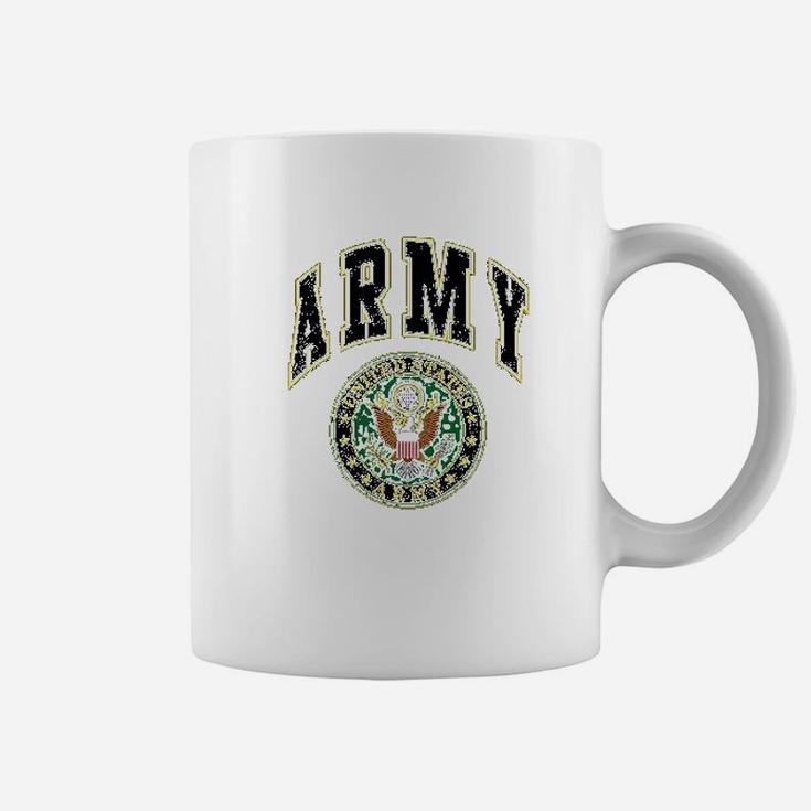 Us Army Crest Patriotic Coffee Mug - Seseable