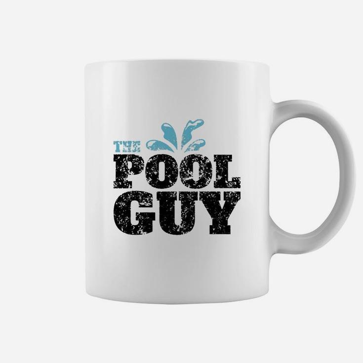 Vintage The Pool Guy Funny Swimming Coffee Mug - Seseable