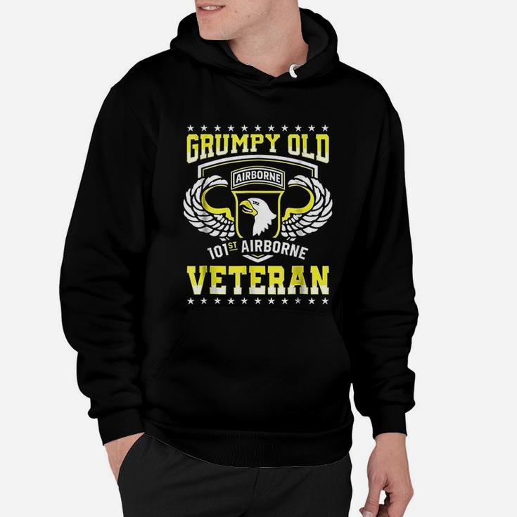 Grumpy Old 101st Airborne Division Veteran Hoodie | Seseable