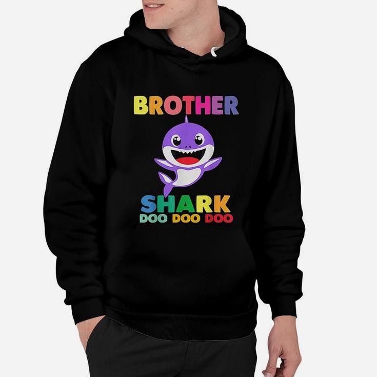 Brother Shark Doo Doo Mommy Daddy Sister Hoodie - Seseable
