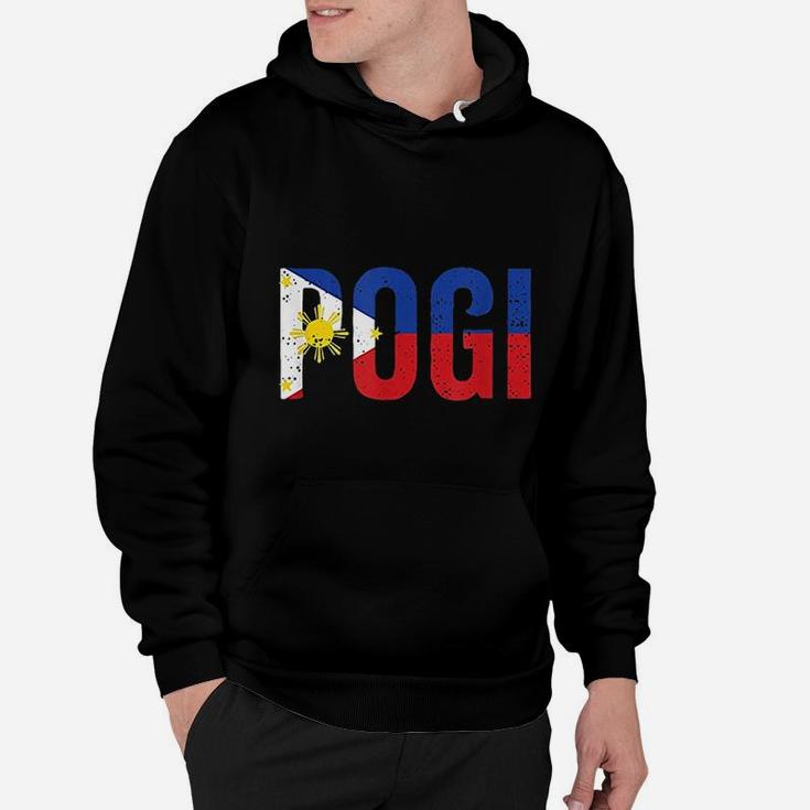 Hilarious Pogi Statement In Philippine Flag Gift Idea Hoodie | Seseable
