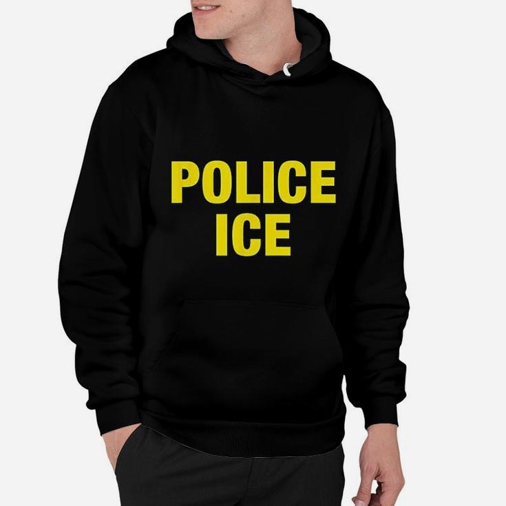 Ice Police Costume Federal Agent Halloween Hoodie | Seseable UK