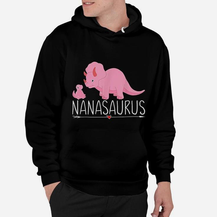Nanasaurus Nana Saurus Dino Pink Dinosaur With Babysaurus Hoodie - Seseable