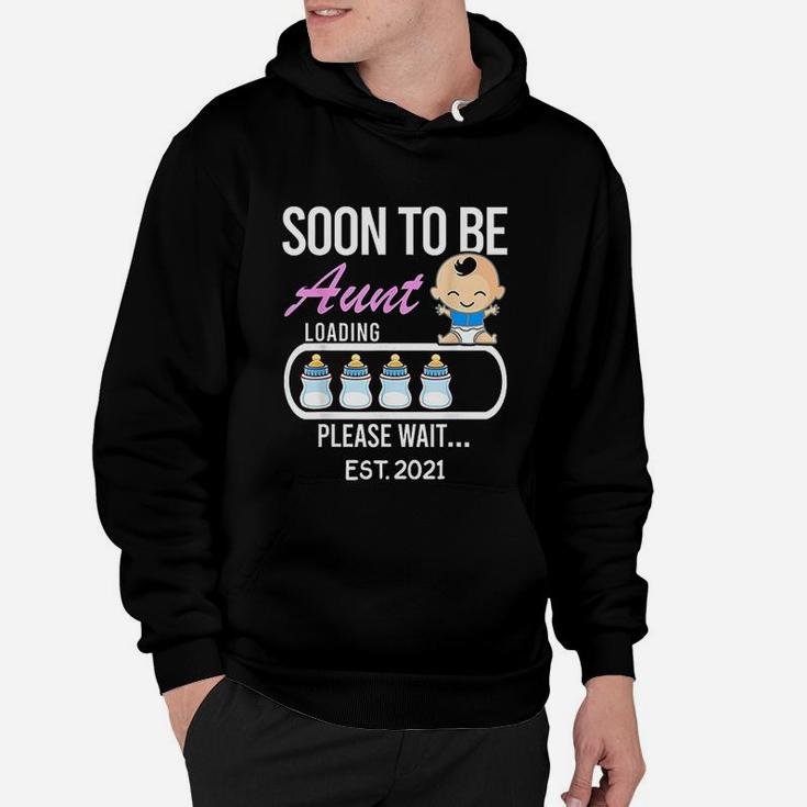 Promoted To Aunt Outfit 2021 Women Soon To Be Aunt Hoodie | Seseable