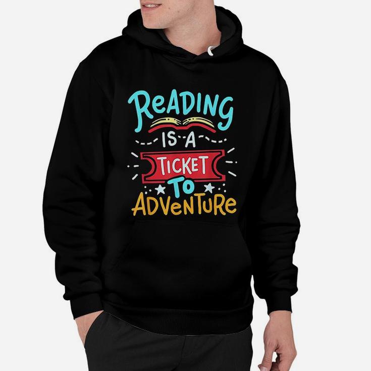 Reading Adventure Library Student Teacher Book Hoodie | Seseable