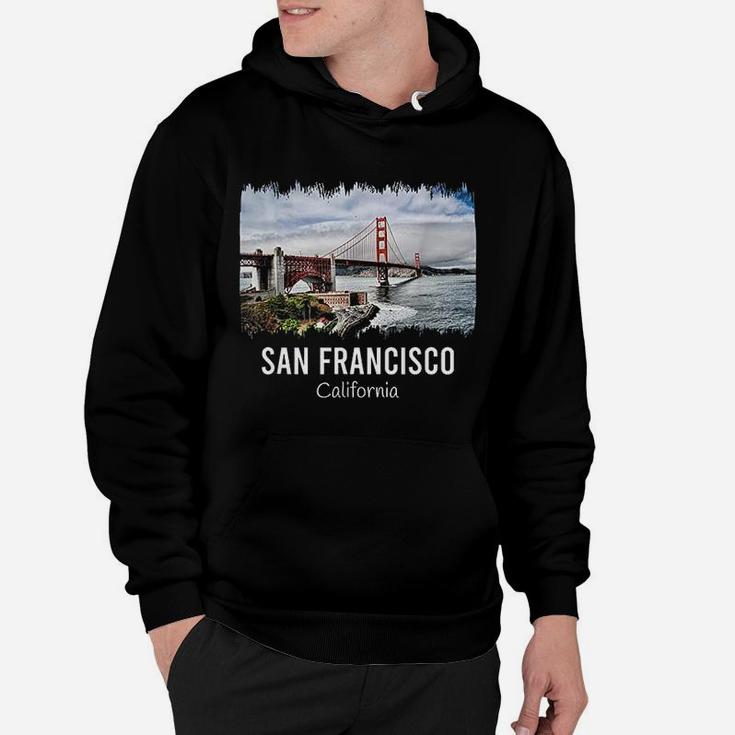 San Francisco California Bay Area Golden Gate Bridge Skyline Hoodie ...