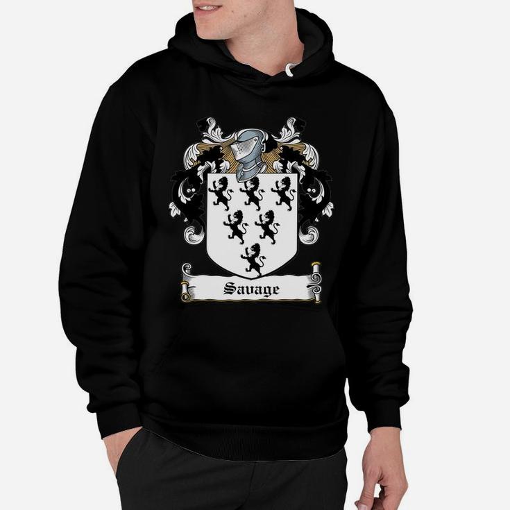 Savage Coat Of Arms Irish Family Crests Hoodie | Seseable