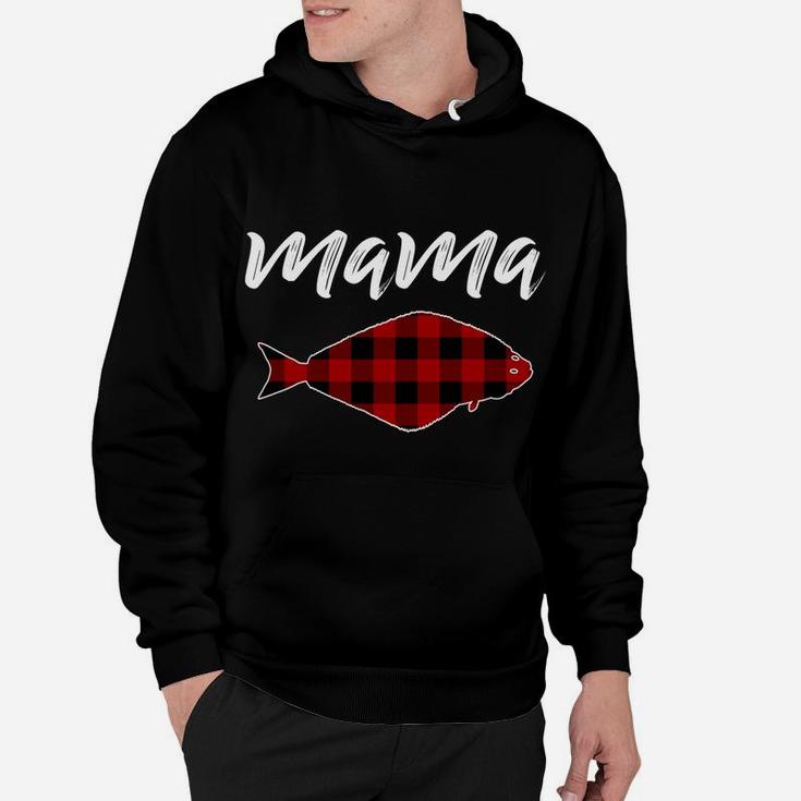 Womens Mama Halibut For Halibut Fish Lovers Hoodie - Seseable