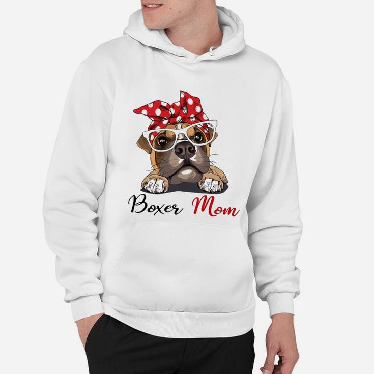 Boxer Mom Gift Hoodie | Seseable