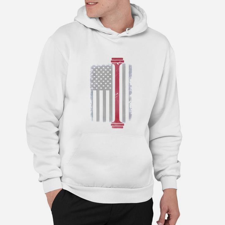 Weight Lifting Flag Hoodie - Seseable