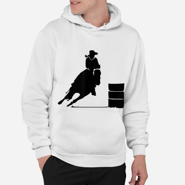 Western Cowgirl Barrel Racing Rider Rodeo Horse Riding Hoodie - Seseable