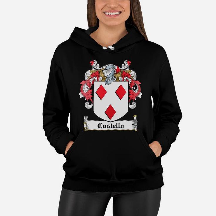 Costello Coat Of Arms Irish Family Crests Women Hoodie | Seseable
