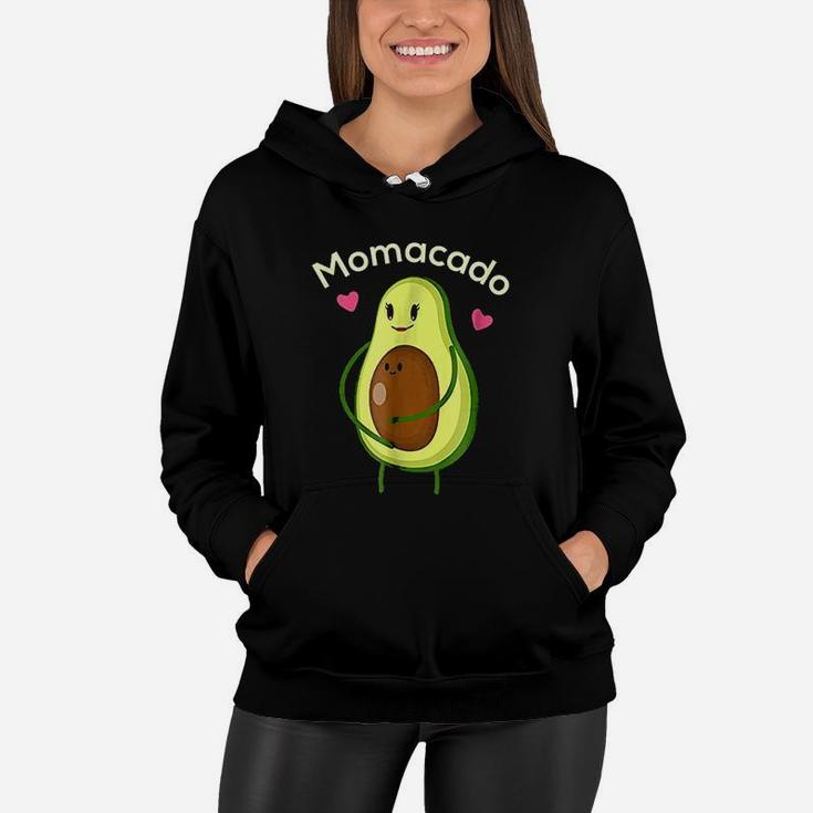 Momacado Avocado Mom Mother Baby Women Hoodie - Seseable