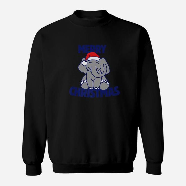 Merry Christmas Elephant Cute Elephants Tee Sweat Shirt | Seseable