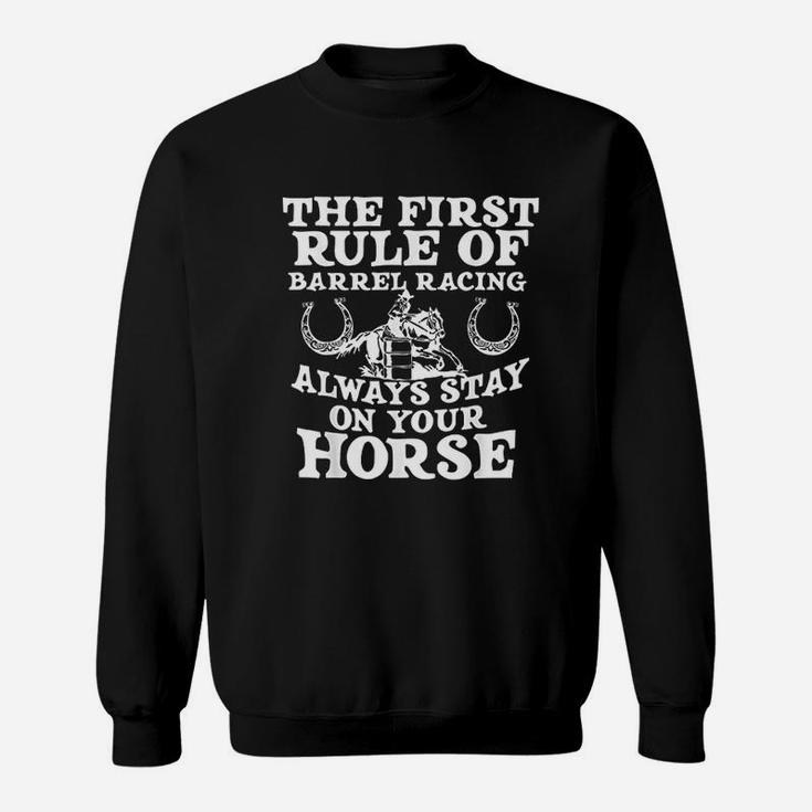 Barrel Race Horse Racer Gift Barrel Racing Show Sweat Shirt | Seseable