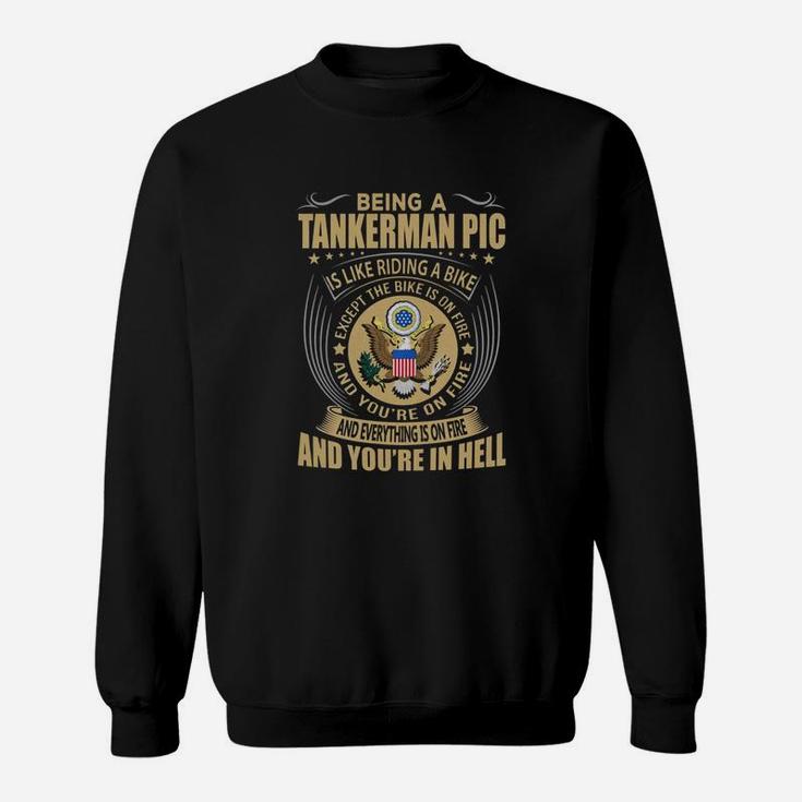 Being A Tankerman Pic Like Riding A Bike Job Title Shirts Sweatshirt ...