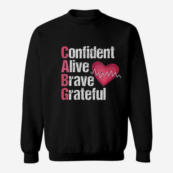 Cabg Surgery Recovery Gift Open Heart Bypass Survivor Sweatshirt | Seseable