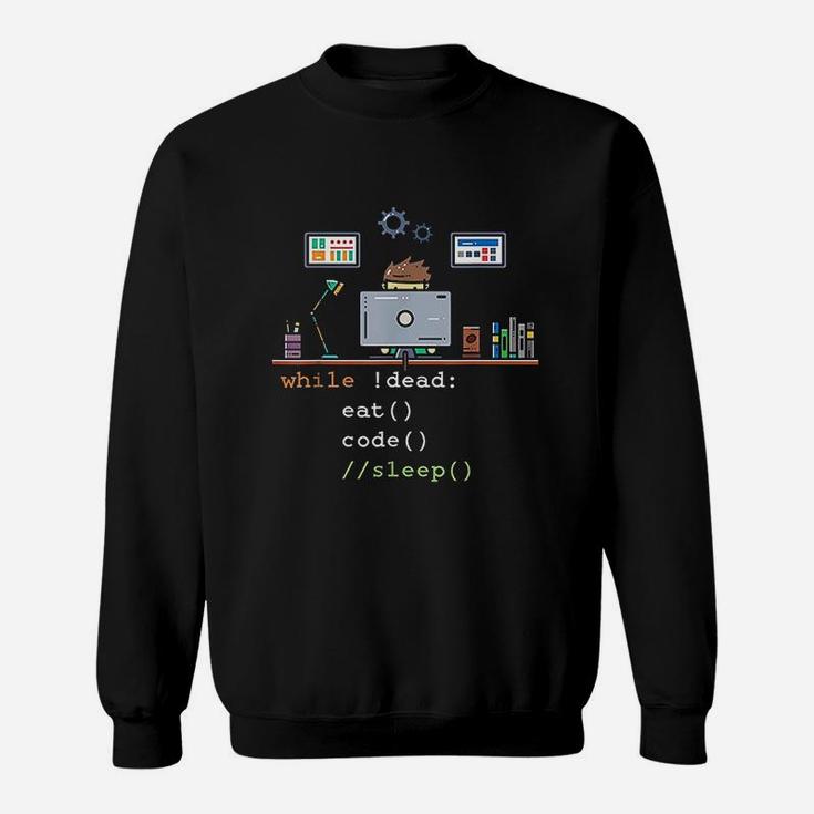 Computer Science Python Programmer Eat Code Sleep Sweat Shirt - Seseable